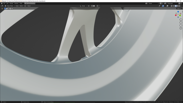 TechArt Formula VI Race Center Lock Forged 3D Model in Parts of auto ...