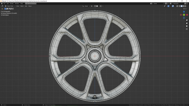 TechArt Formula VI Race Center Lock Forged 3D Model in Parts of auto ...