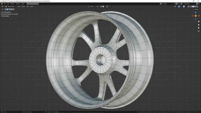 TechArt Formula VI Race Center Lock Forged 3D Model in Parts of auto ...