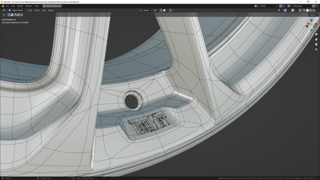 TechArt Formula VI Race Center Lock Forged 3D Model in Parts of auto ...