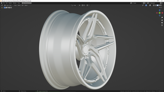Brada TR-St Carbon Elite Dymag 3D Model in Parts of auto 3DExport