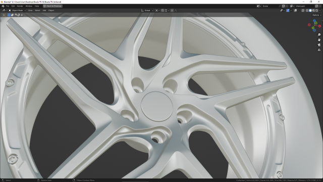 Brada TR-St Carbon Elite Dymag 3D Model in Parts of auto 3DExport