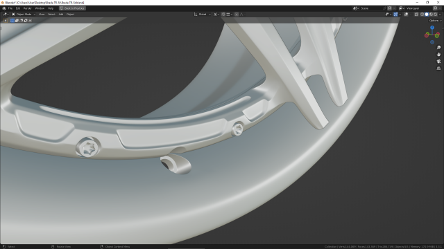 Brada TR-St Carbon Elite Dymag 3D Model in Parts of auto 3DExport
