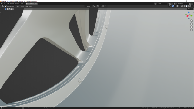 Brada TR-St Carbon Elite Dymag 3D Model in Parts of auto 3DExport