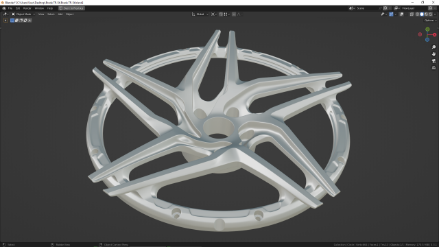 Brada TR-St Carbon Elite Dymag 3D Model in Parts of auto 3DExport