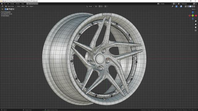 Brada TR-St Carbon Elite Dymag 3D Model in Parts of auto 3DExport