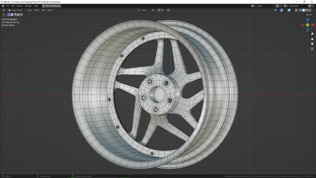 Brada TR-St Carbon Elite Dymag 3D Model in Parts of auto 3DExport