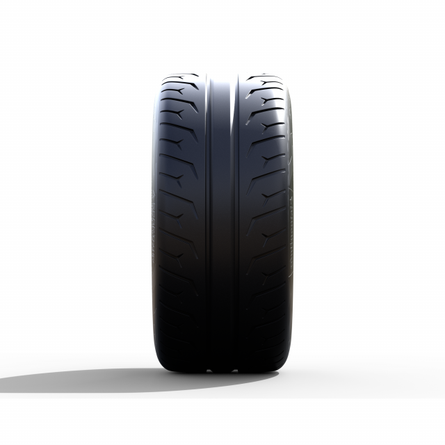 Continental ExtremeContact Force 3D Model in Parts of auto 3DExport