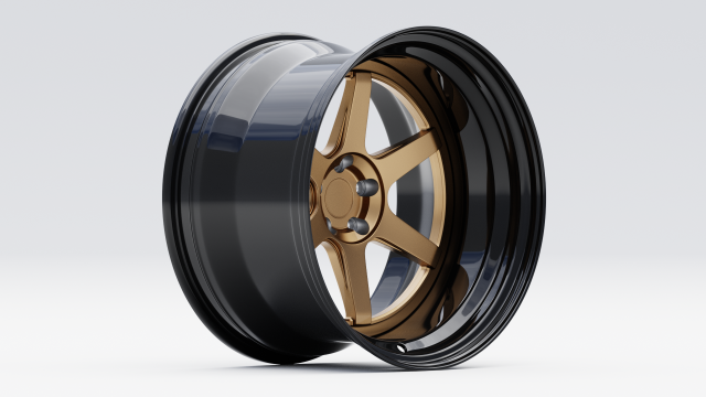 Custom Wheel N2 3D Model in Parts of auto 3DExport