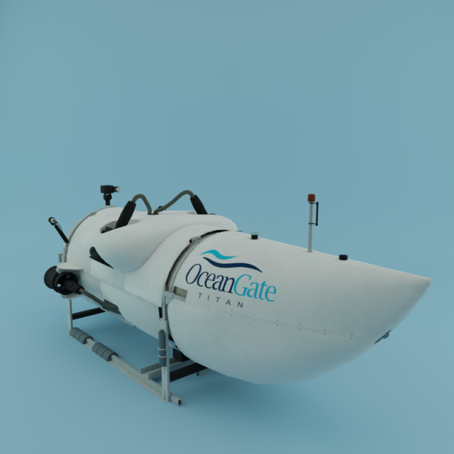 OCEANGATE TITAN SUBMARINE 3D Print Model in Vehicle 3DExport