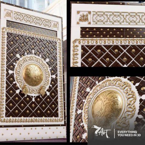 Arabic Props collection 3D Model in Living Room 3DExport