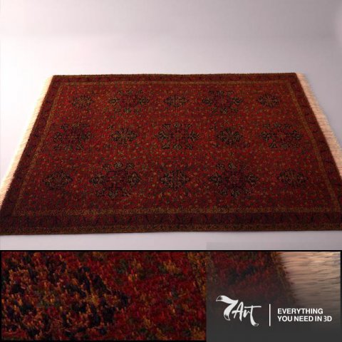 Arabic Props collection 3D Model in Living Room 3DExport