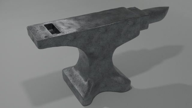 Anvil blacksmithing accessories 3D Model in Parts 3DExport