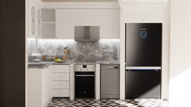 Kitchen 3D Model in Kitchen 3DExport