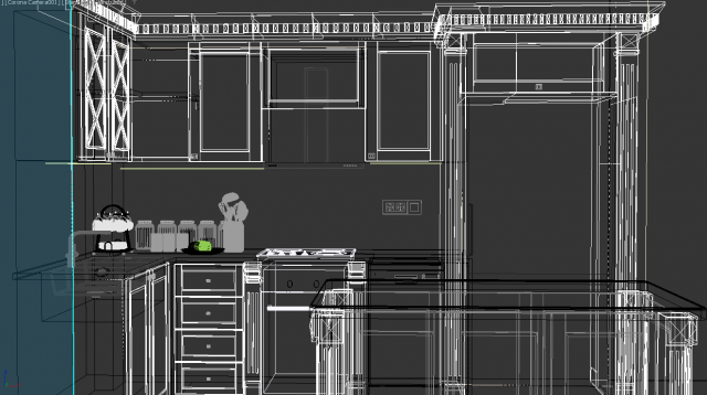 Kitchen 3D Model in Kitchen 3DExport