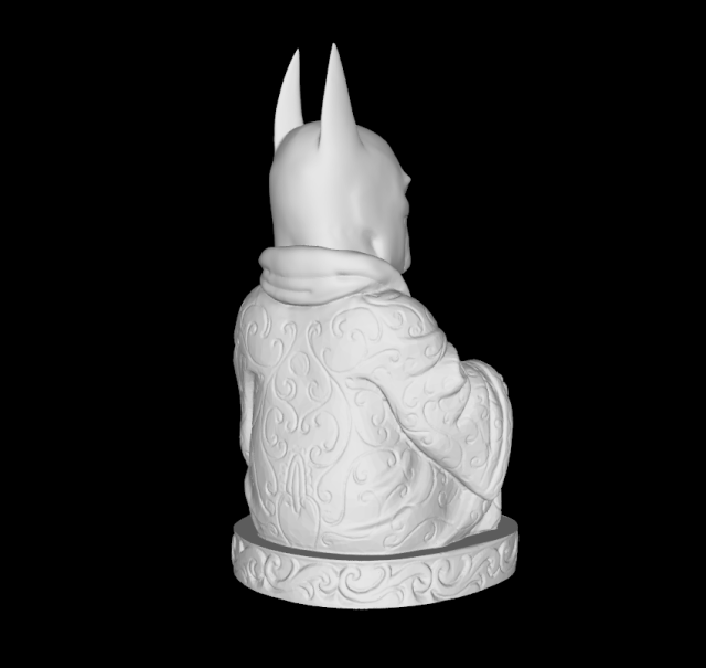 BATMAN BUDDHA 3D Print Model in SCI-FI 3DExport