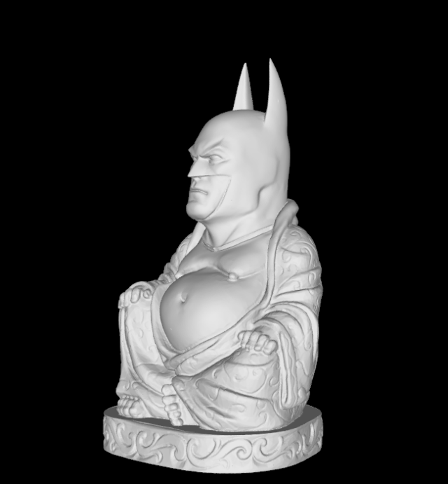 BATMAN BUDDHA 3D Print Model in SCI-FI 3DExport