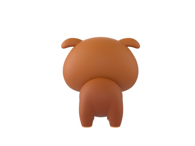 Character041 Bulldog 3D Model in Dog 3DExport