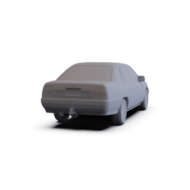 Holden Commodore Sedan 1988 PRE-SUPPORTED 3D Model in Cart 3DExport