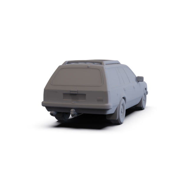 Holden Commodore Wagon 1981 PRE-SUPPORTED 3D Model in Cart 3DExport