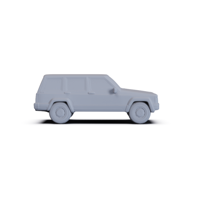 Jeep Cherokee XJ 2000 PRE-SUPPORTED 3D Model in Cart 3DExport