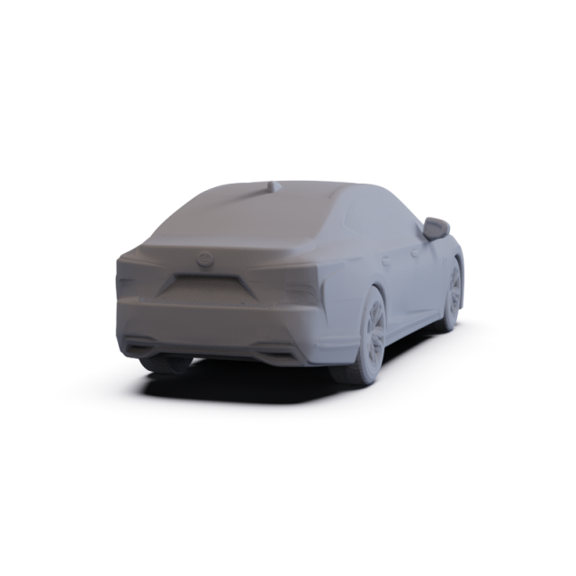 Lexus LS F Sport 2018 PRE-SUPPORTED 3D Модель in Карт 3DExport