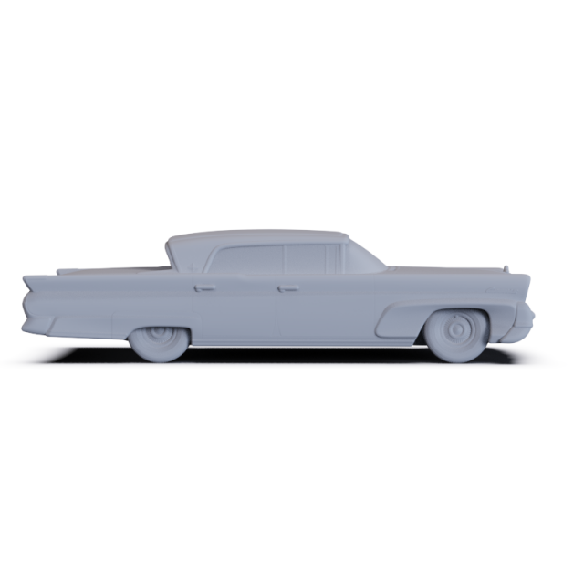 Lincoln Mark III Landau 1958 PRE-SUPPORTED 3D Model in Cart 3DExport
