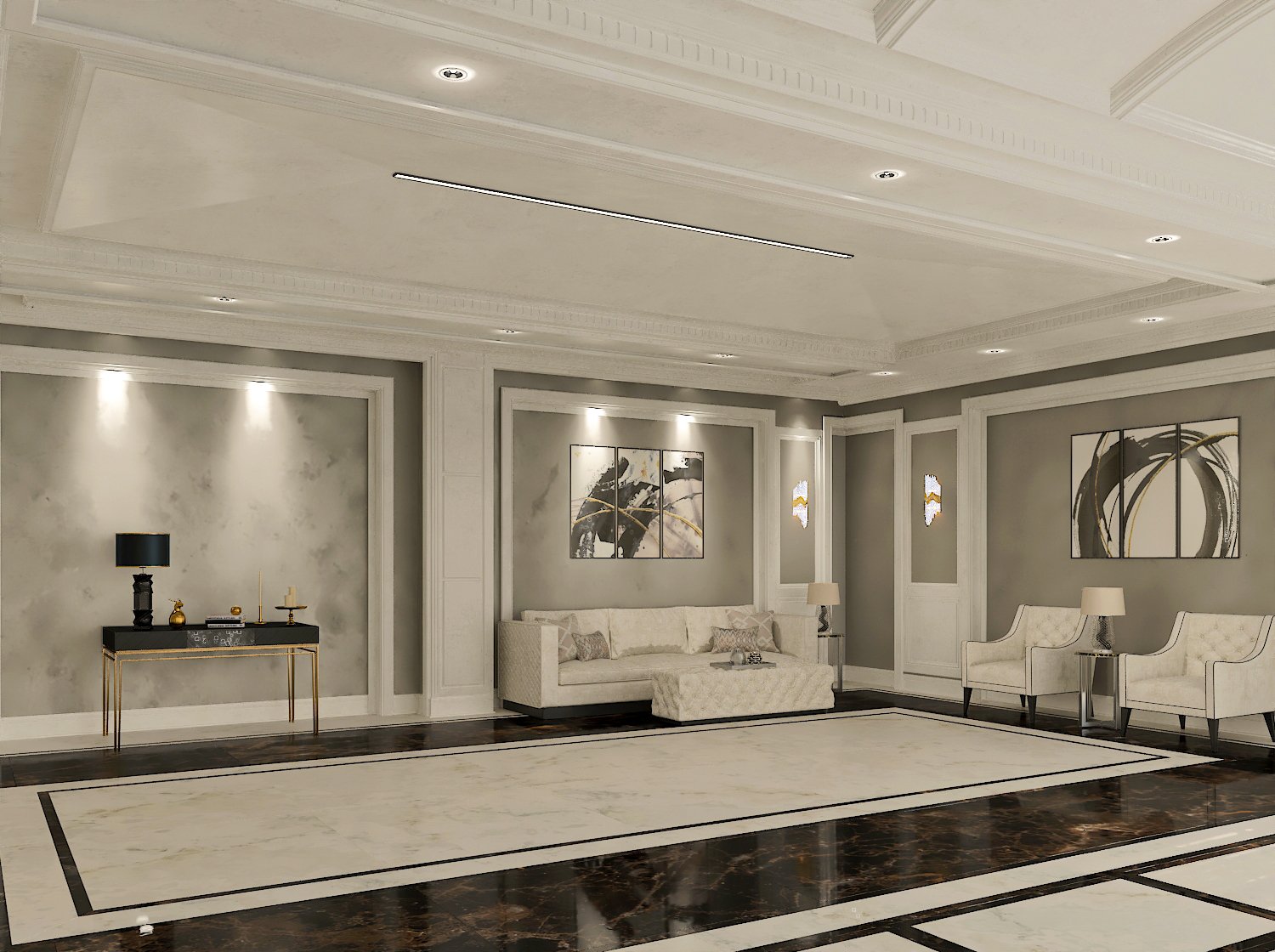 Lobby Design 3D Model in Lobby 3DExport