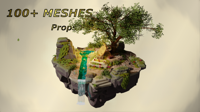 Stylized Props Pack - over 100 QUALITY MESHES 3D Model in Miscellaneous ...