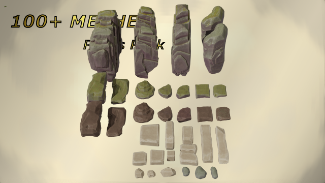 Stylized Props Pack - over 100 QUALITY MESHES 3D Model in Miscellaneous ...
