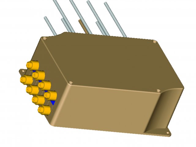 CAJA DE CONEXIONES EQUIPO DE GRABACION DVR 8 CANALES - 8C DVR ...