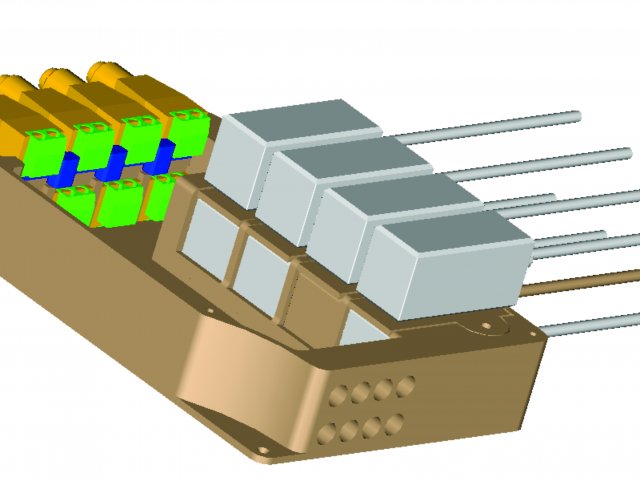 CAJA DE CONEXIONES EQUIPO DE GRABACION DVR 8 CANALES - 8C DVR ...