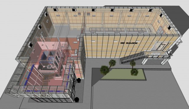 Substation Building 3D Model in Buildings 3DExport