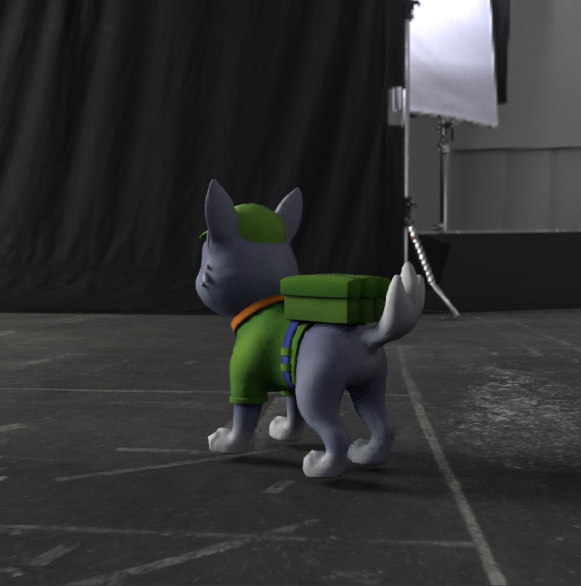 Paw Patrol Rocky Rig Animation Modèle 3D in Dessin animé 3DExport