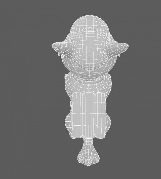 Paw Patrol Rocky Rig Animation Modelo 3D in Cartoon 3DExport