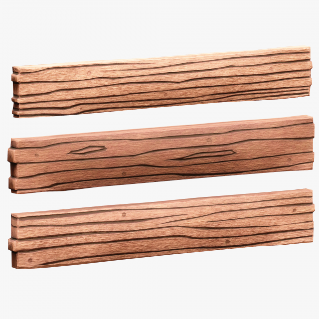 Wood Planks 3D Model in Other 3DExport