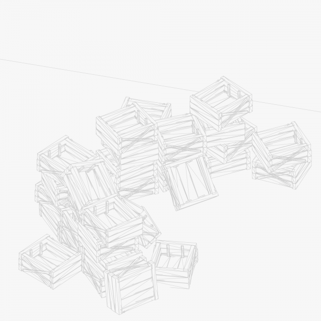 Wooden Boxes 3D Model in Other 3DExport