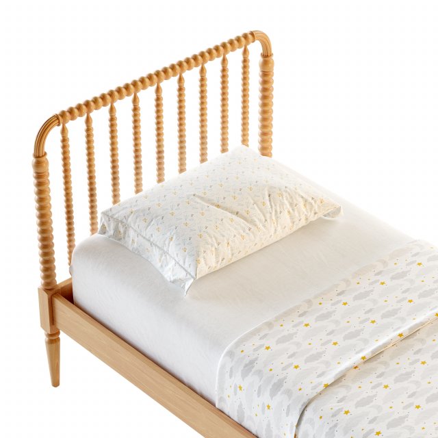 Jenny Lind Kids Maple Wood Spindle Twin Bed 3D Model in Bedroom 3DExport