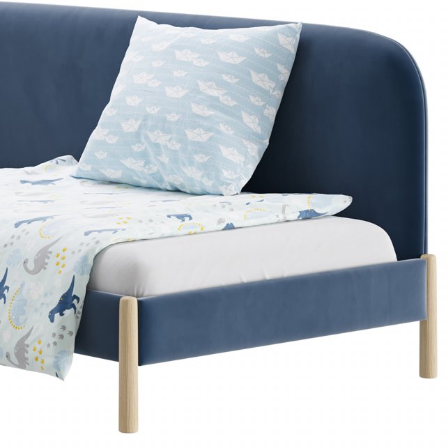 Casey 90 bed 3D Model in Bedroom 3DExport