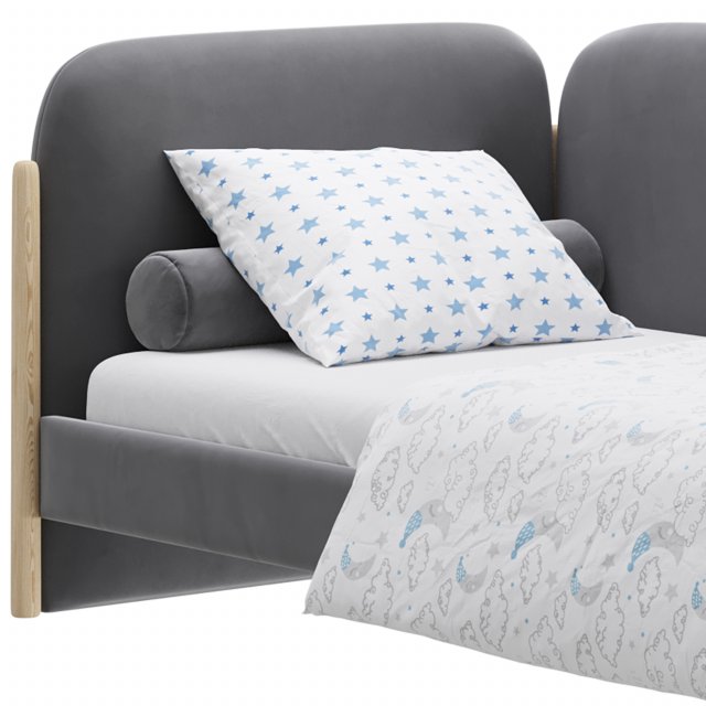 Casey 90 bed 3D Model in Bedroom 3DExport