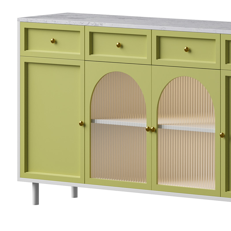 Contemporary Wooden Sideboard Credenza 3D Model in Other 3DExport