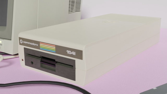 Commodore 64 c new model complete scene 3D Model in Computer 3DExport