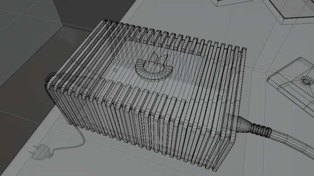 Commodore 64 c new model complete scene 3D Model in Computer 3DExport