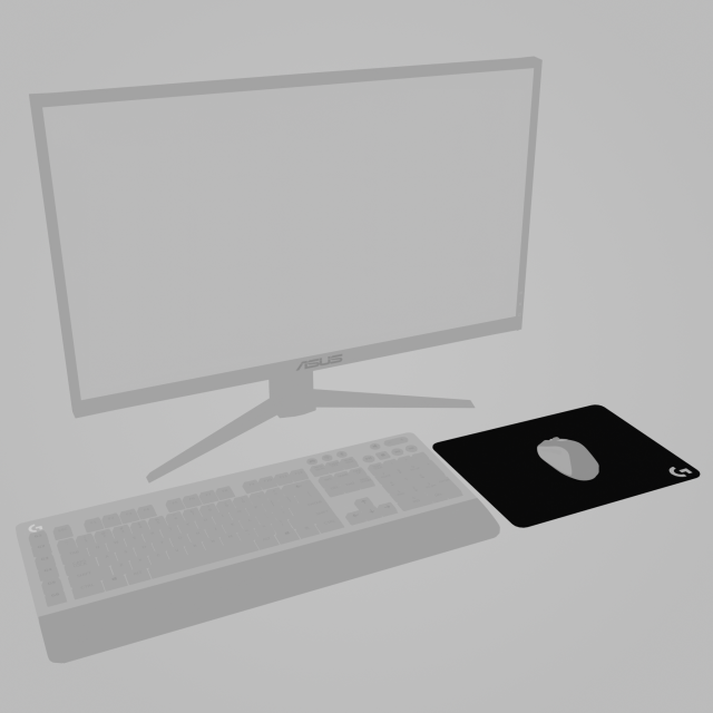PC Peripherals 3D Model in Computer 3DExport
