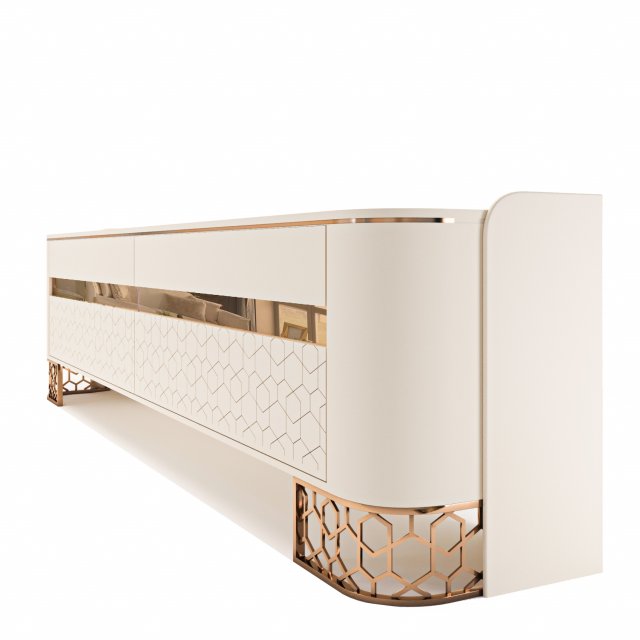 Fendi collection tv console 3D Model in Desk 3DExport