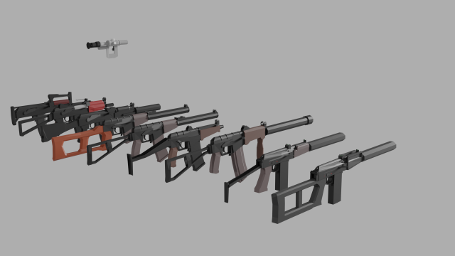 939 Guns 3D Model in Rifle 3DExport