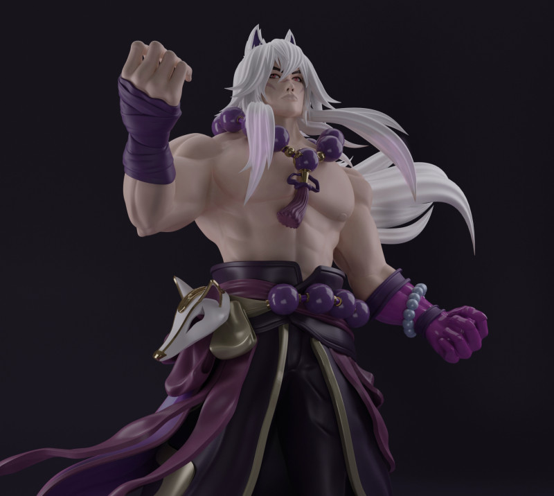 Sett League of Legends 3D Print Model in Man 3DExport