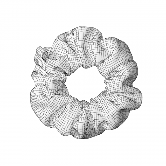 Scrunchie 3D Model in Clothing 3DExport