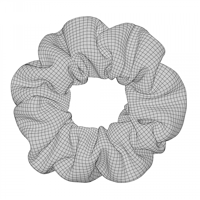 Scrunchie 3D Model in Clothing 3DExport
