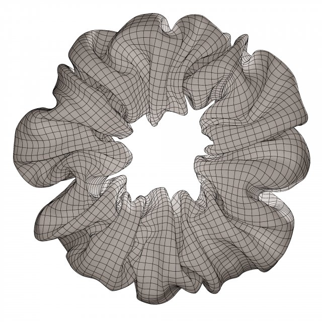 Scrunchie 3D Model in Clothing 3DExport